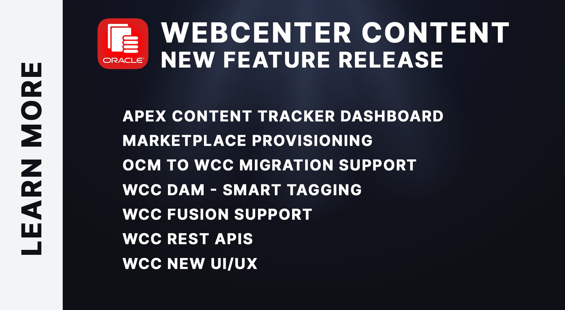 Exciting Updates - Oracle WebCenter Content Cloud (May Release)