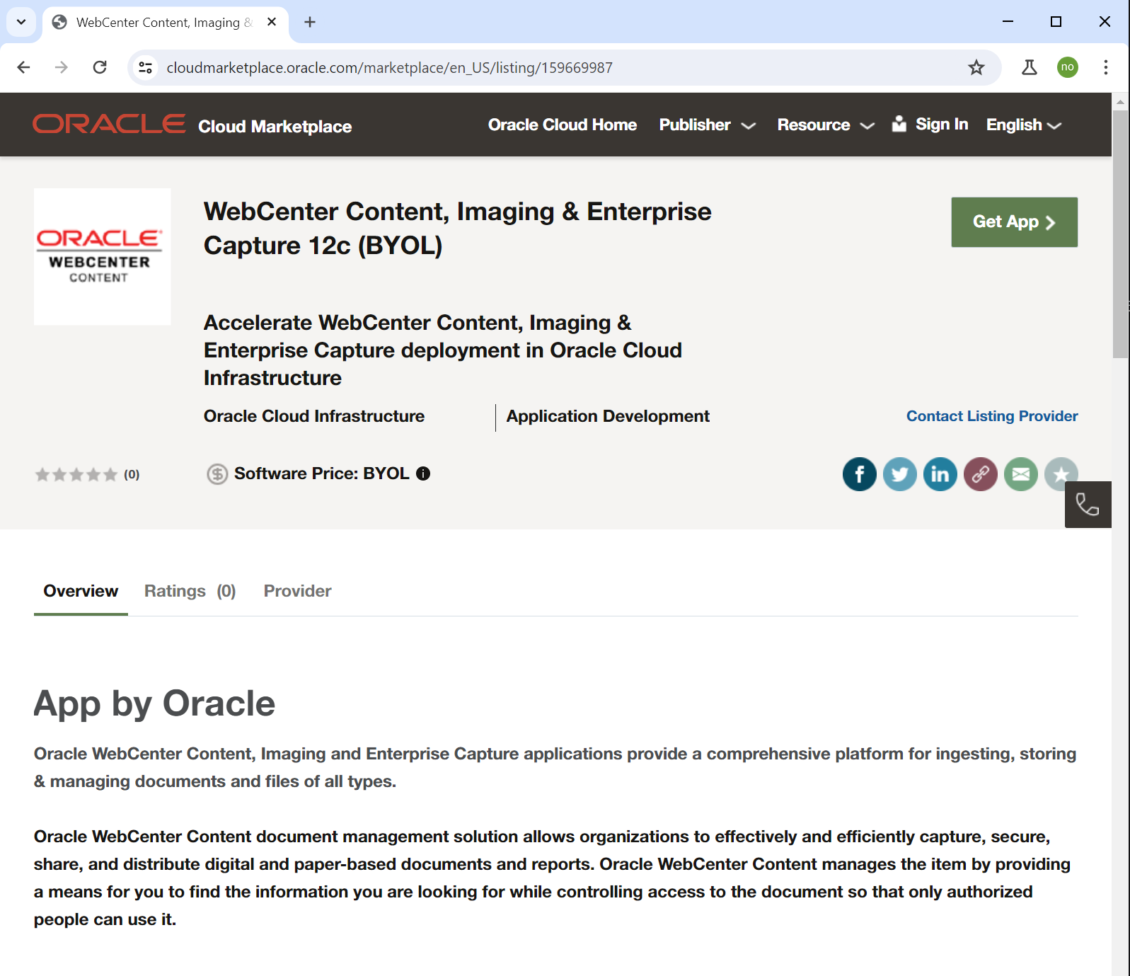 Oracle WebCenter Cloud Edition