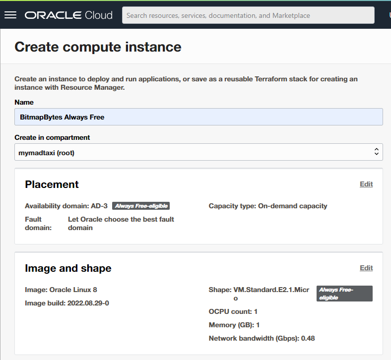 How To: Setting up an Oracle Cloud Virtual Machine