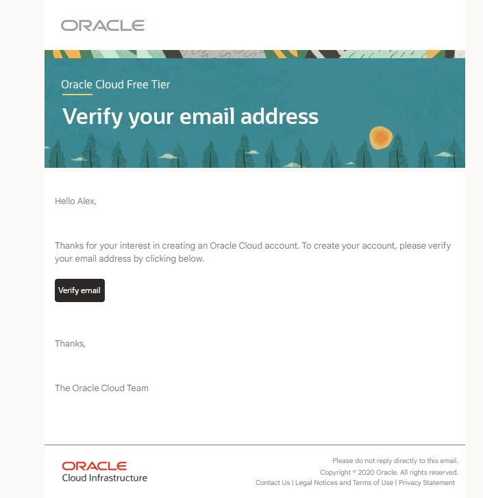 How To: Setup an always free account with Oracle Cloud